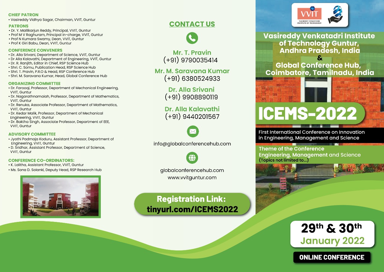 First International Conference on Innovation in Engineering, Management ...