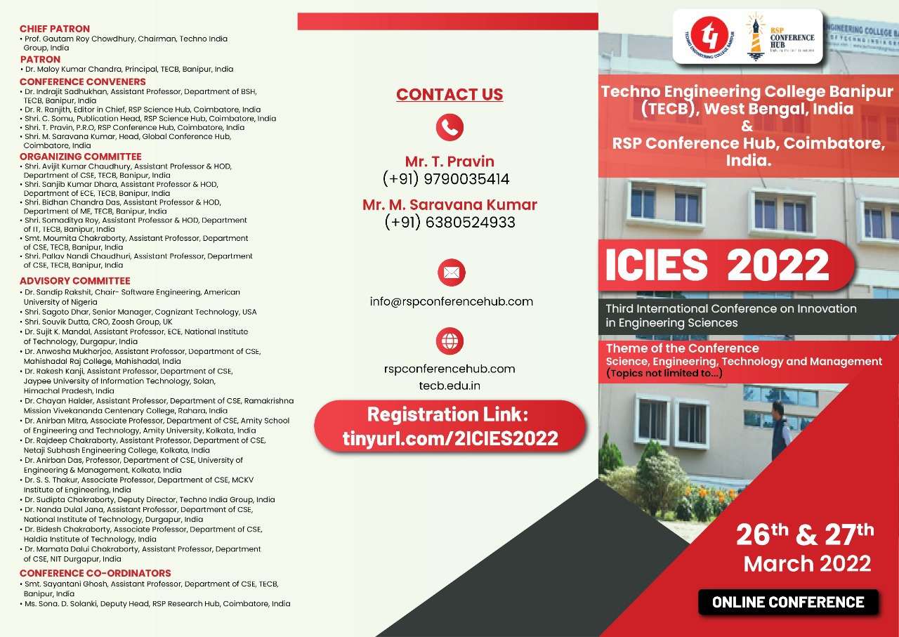 Third International Online Conference on Innovation in Engineering ...